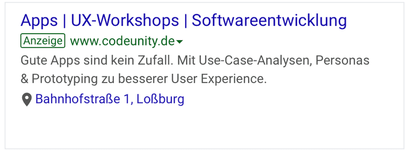 codeunity GmbH | codeunity Blog | Wie 200€ Google Ads zu einem Telefonat mit einem 81-jährigen ...